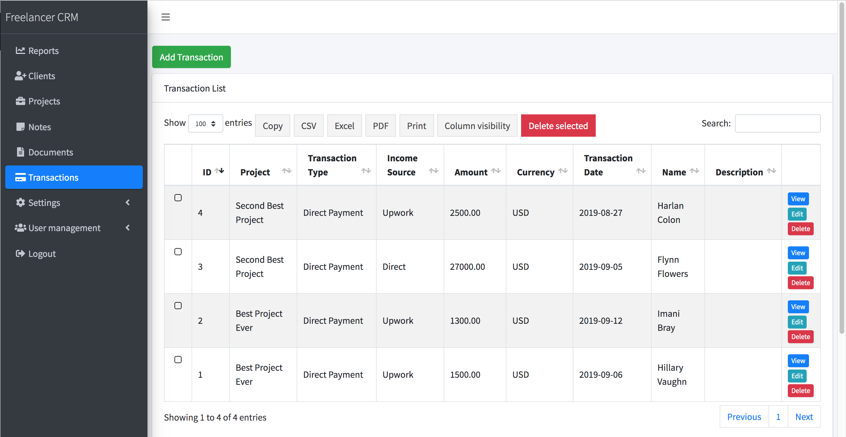 Laravel based Freelancer CRM For Client Management Quick Admin Panel